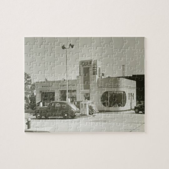 Gas Station Jigsaw Puzzle | Zazzle.com