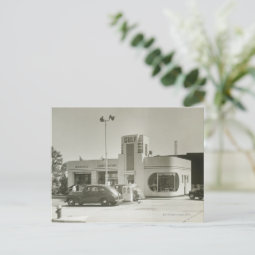 Gas Station Postcard | Zazzle