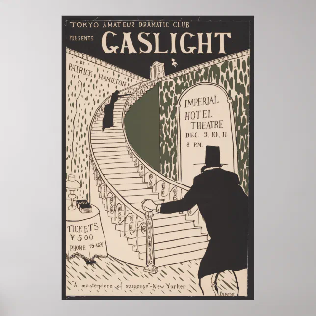 Gaslight Play Poster | Zazzle