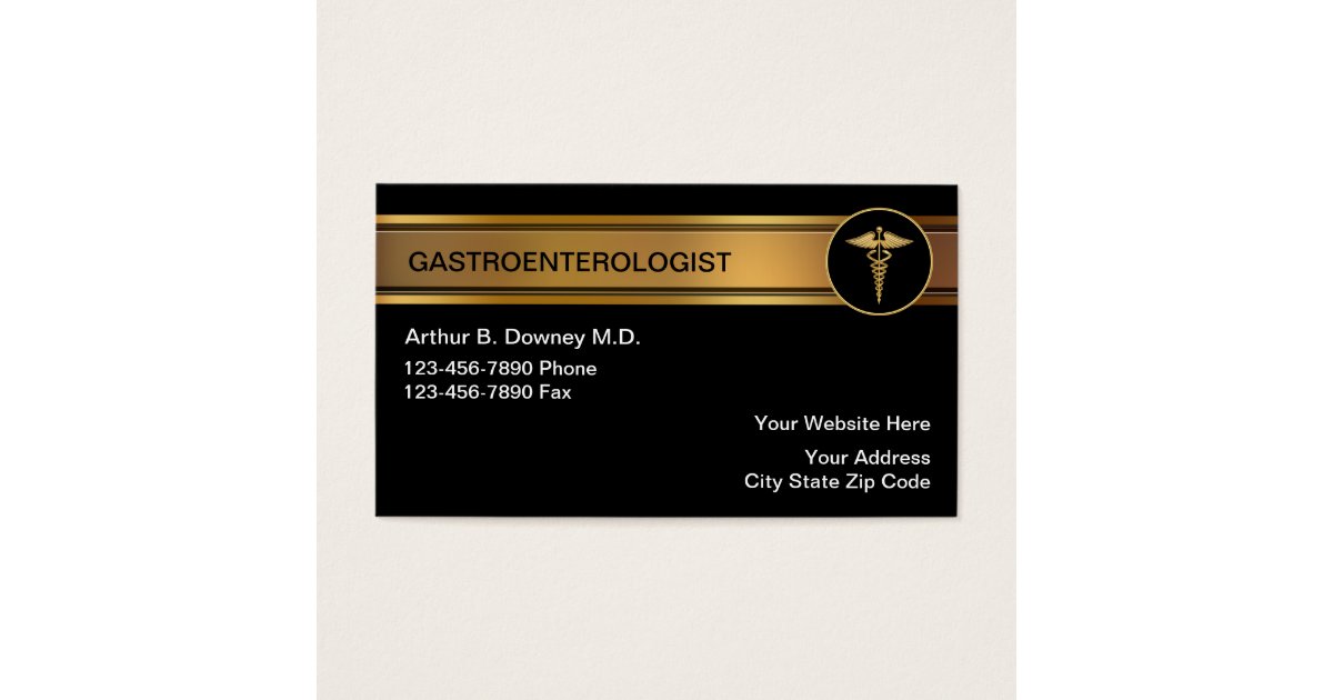 Gastroenterologist Business Cards | Zazzle.com