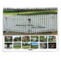 Gates and Fences of the USA calendar | Zazzle
