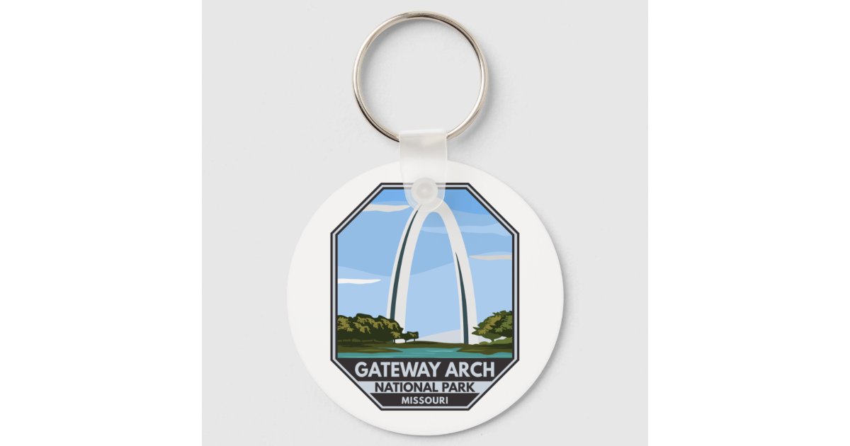 Gateway Arch National Park Missouri Keychain | Zazzle