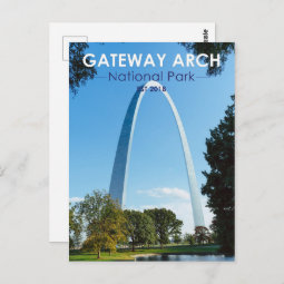 Gateway Arch National Park Missouri Postcard | Zazzle
