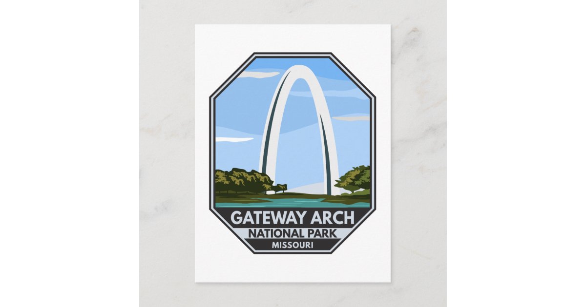 Gateway Arch National Park Missouri Postcard | Zazzle