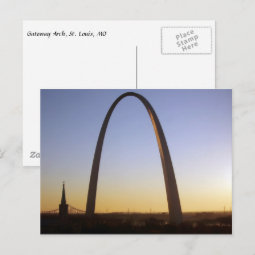 Gateway Arch, St. Louis, MO Postcard | Zazzle
