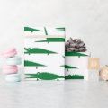 Gator Chomp | Alligator Reptile Wrapping Paper | Zazzle