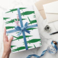 Gator Chomp | Alligator Reptile Wrapping Paper | Zazzle
