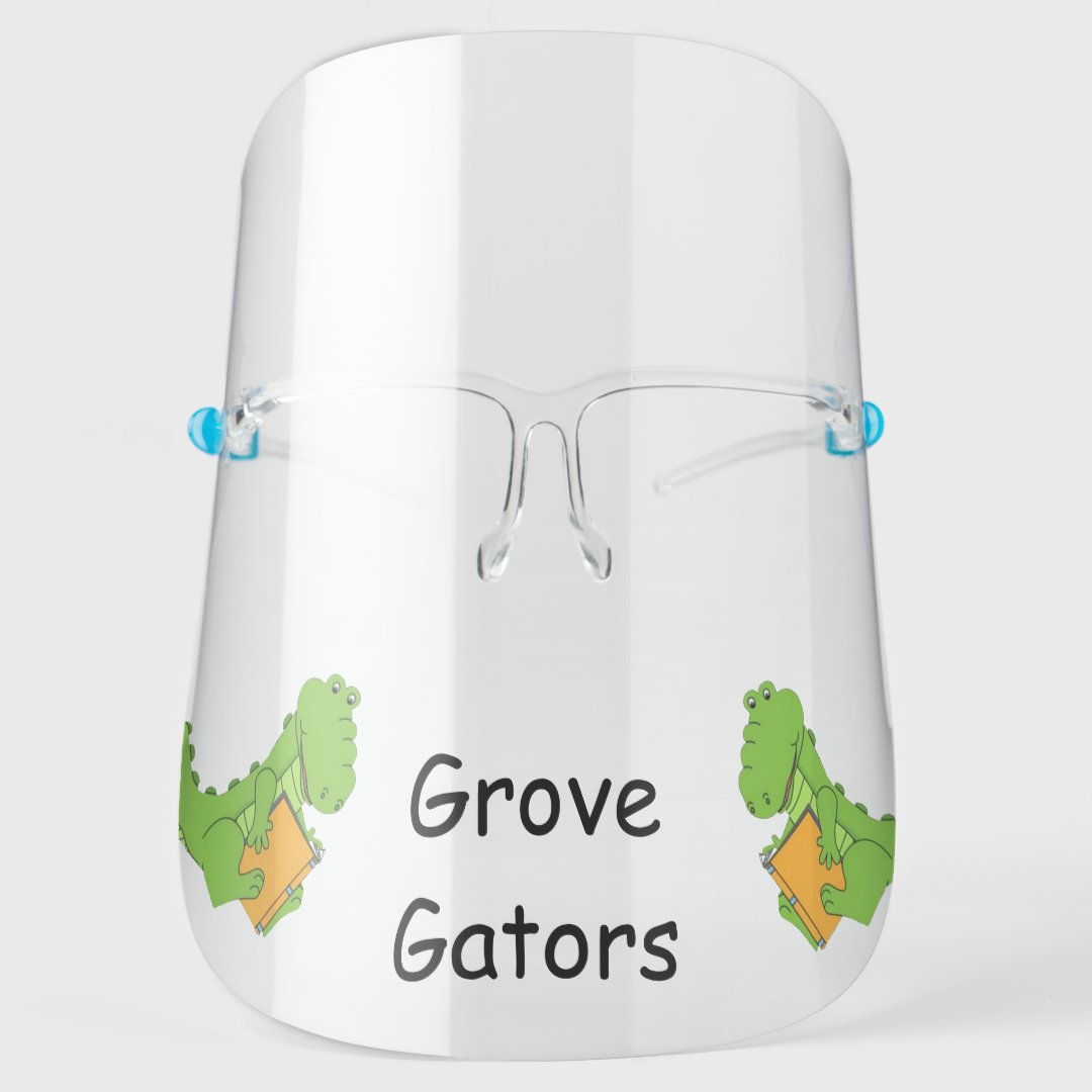 Gators School Custom Face Shield | Zazzle