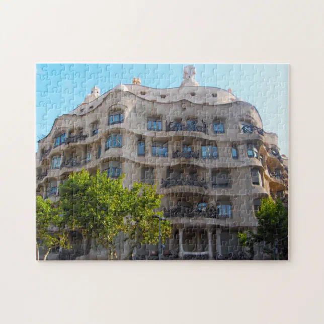 Gaudi Architecture Barcelona. Jigsaw Puzzle | Zazzle
