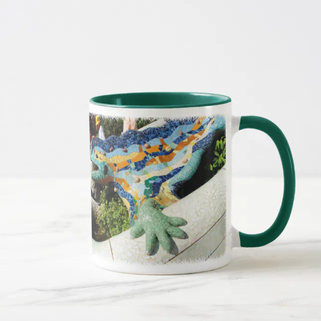 Gaudi Lizard Mosaics Mug | Zazzle