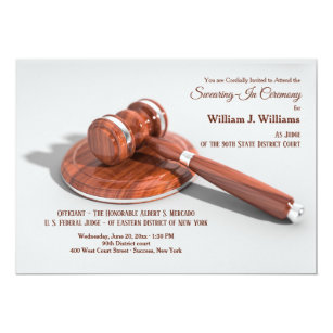 Judge Invitations | Zazzle