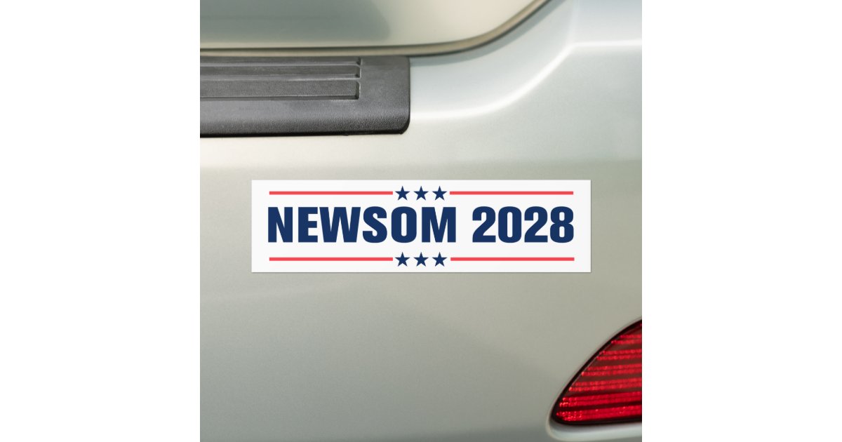Gavin Newsom for President 2028 Bumper Sticker | Zazzle