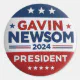 Gavin Newsom for President Classic Round Sticker | Zazzle