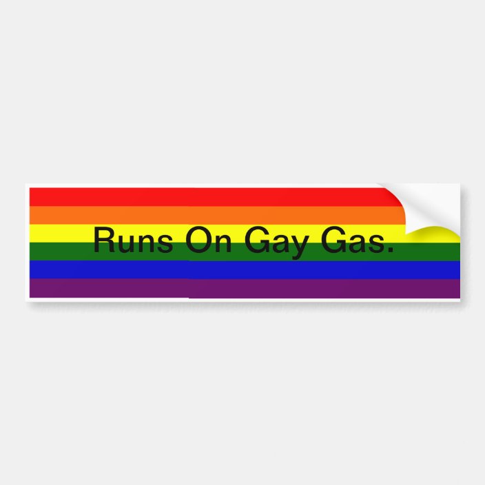Gay Bumper Sticker | Zazzle.com
