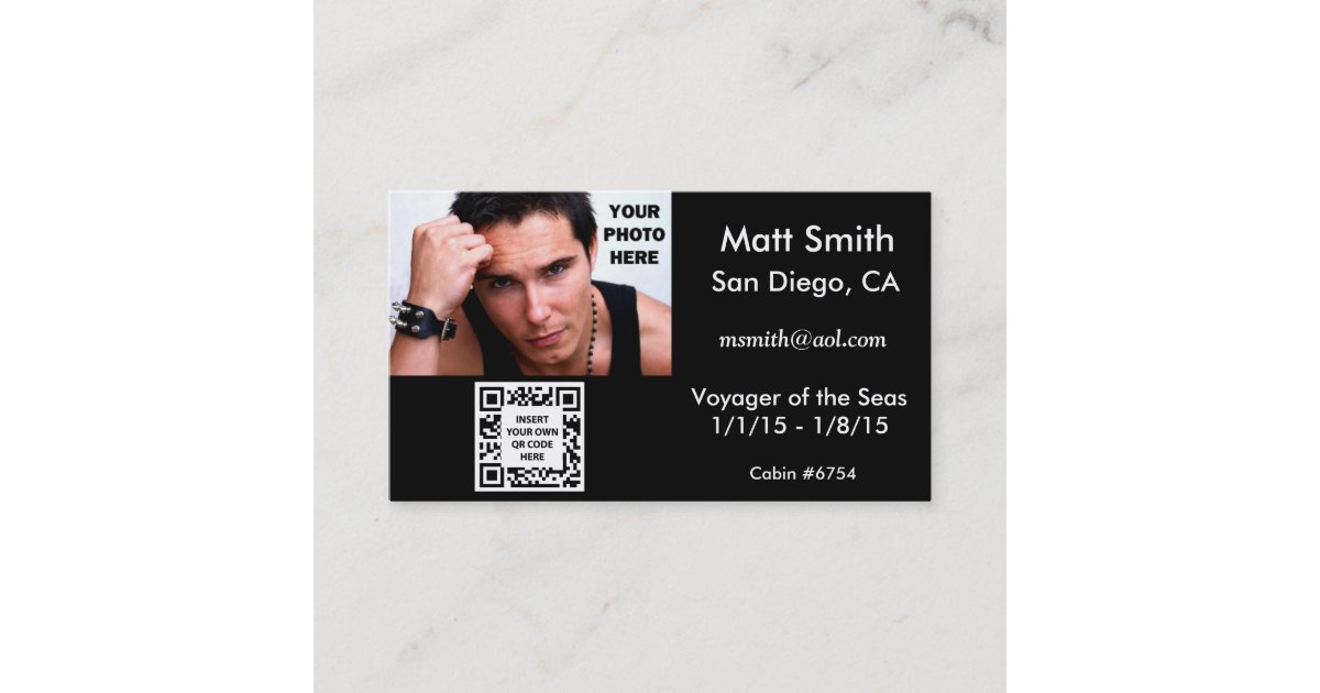 Gay Cruise Card with QR Code | Zazzle