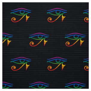 Gay Pride Rainbow Flag Love Heart Fabric | Zazzle