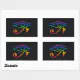 Gay Goth Pride Flag Rectangular Sticker | Zazzle