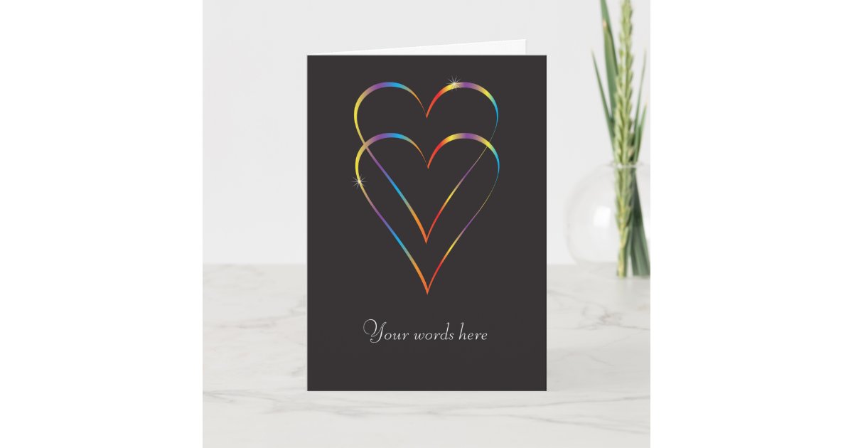 Gay love greeting card | Zazzle