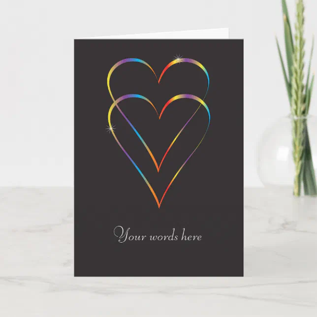 Gay love greeting card | Zazzle