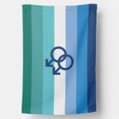 Gay Love (MLM) Pride House Flag | Zazzle