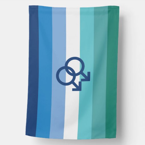 Gay Love (MLM) Pride House Flag | Zazzle