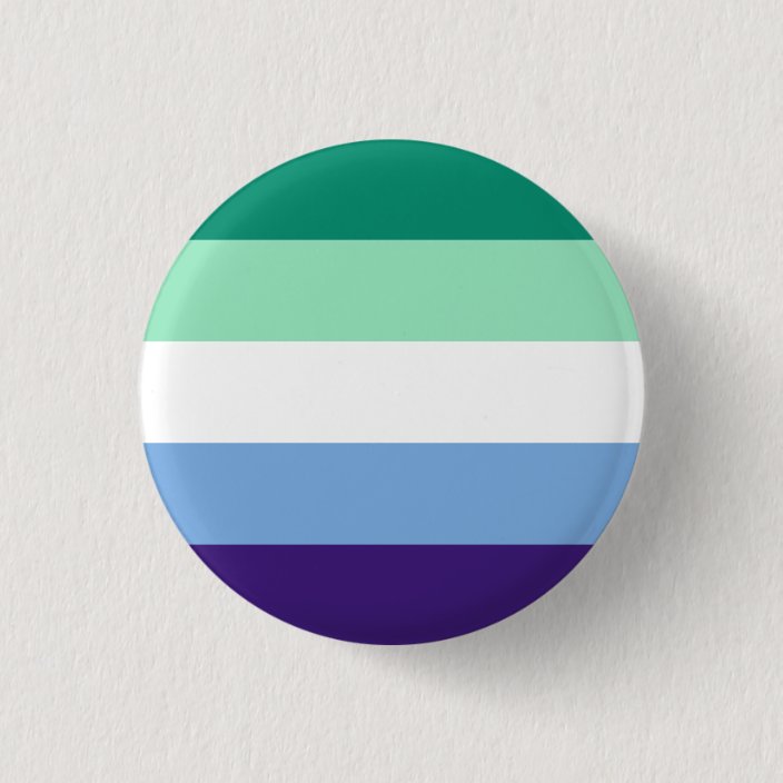 Gay Male Pride Button | Zazzle.com