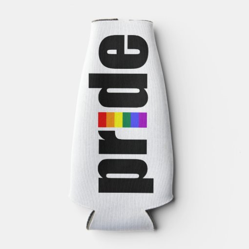 Gay Pride Bottle Cooler | Zazzle