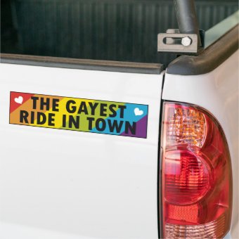 Gay Pride Bumper Sticker | Zazzle