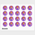 Gay Pride Cross Classic Round Sticker | Zazzle
