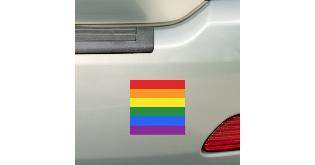Gay Pride Custom Auto Decor Car Magnet | Zazzle