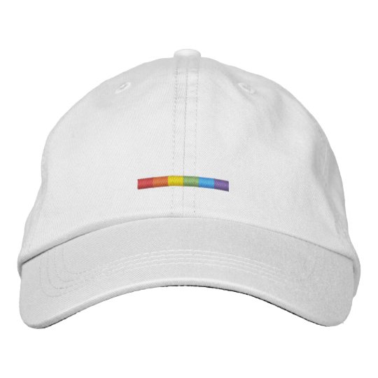 Gay Pride embroidered cap | Zazzle.com