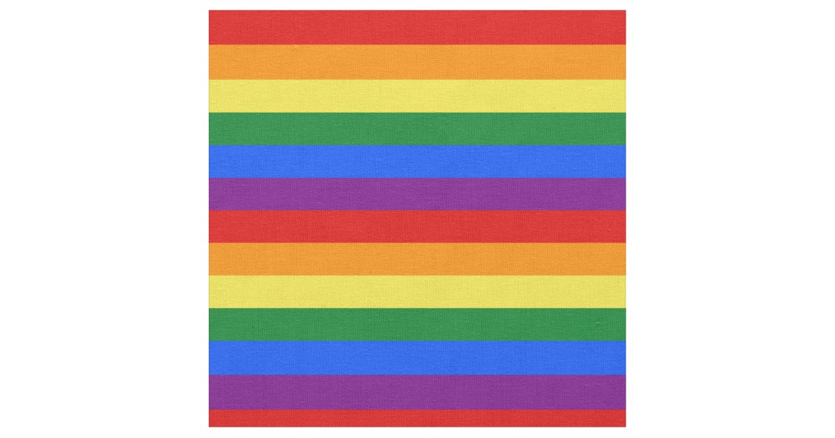 Gay Pride Fabric | Zazzle