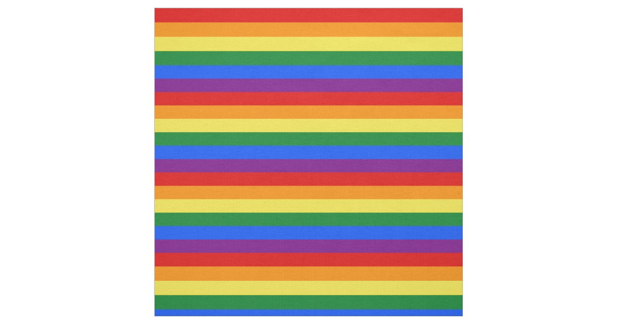 Gay Pride Fabric | Zazzle