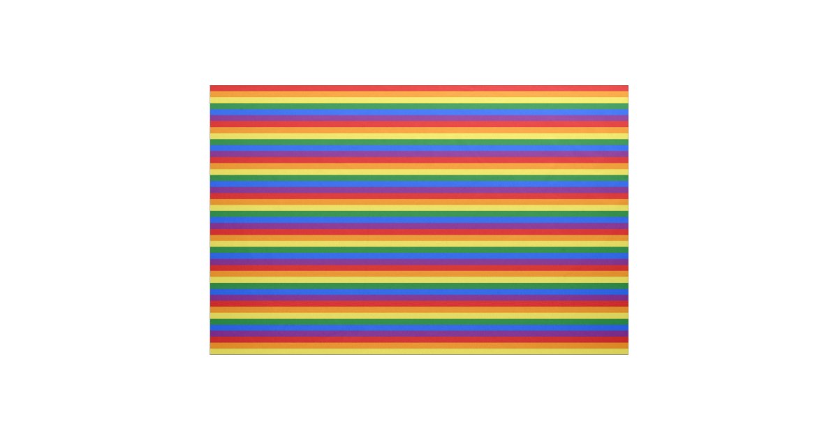 Gay Pride Fabric | Zazzle