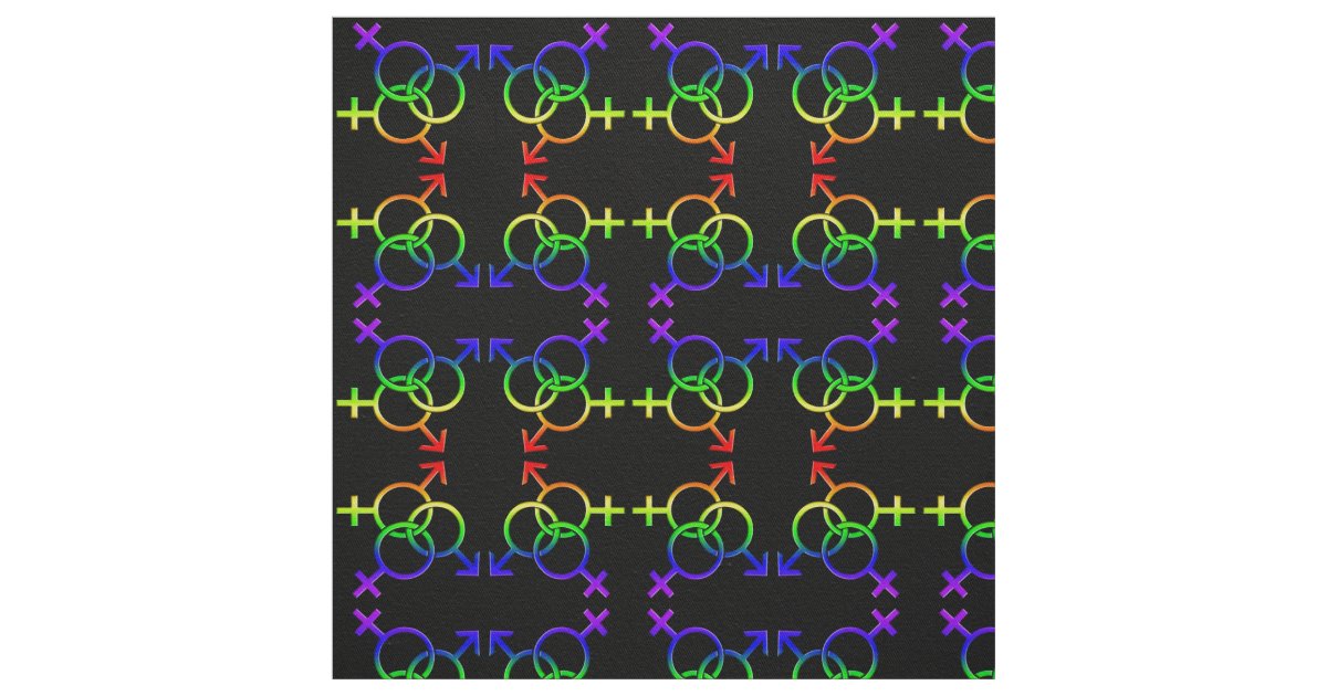 Gay Pride Fabric GBLT Love Fabric Pride Fabrics | Zazzle