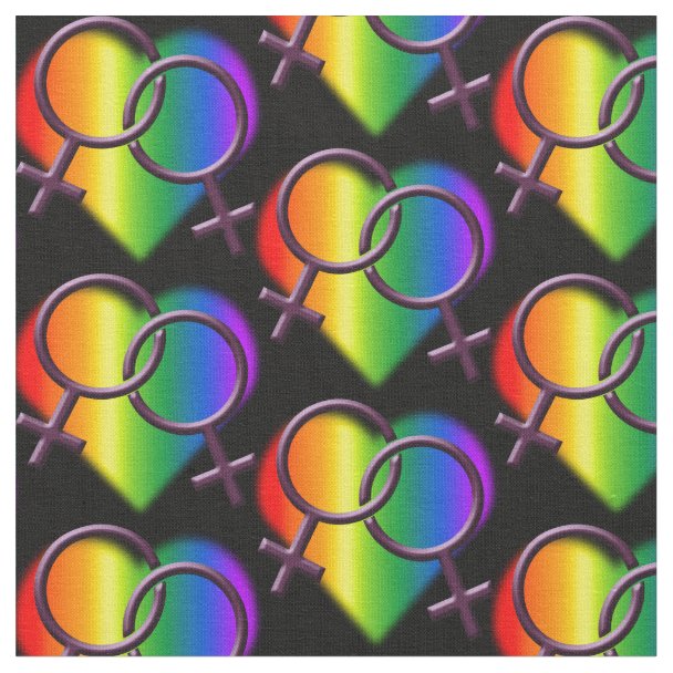 Gay Pride Fabric Rainbow Love Fabric Pride Fabric | Zazzle.com