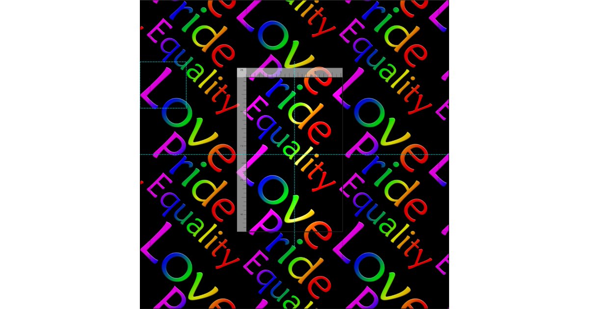 Gay Pride Fabric Rainbow Love Fabric Pride Fabric | Zazzle