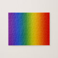 gay pride flag jigsaw puzzle | Zazzle
