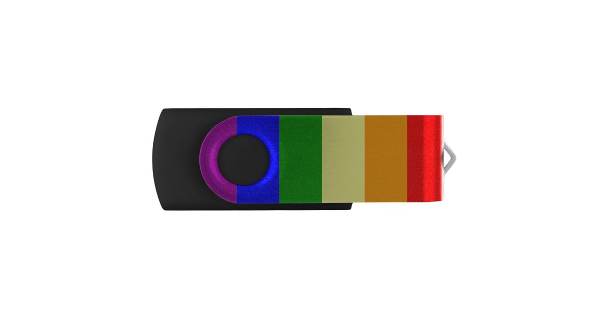 Gay Pride Flag USB Flash Drive | Zazzle
