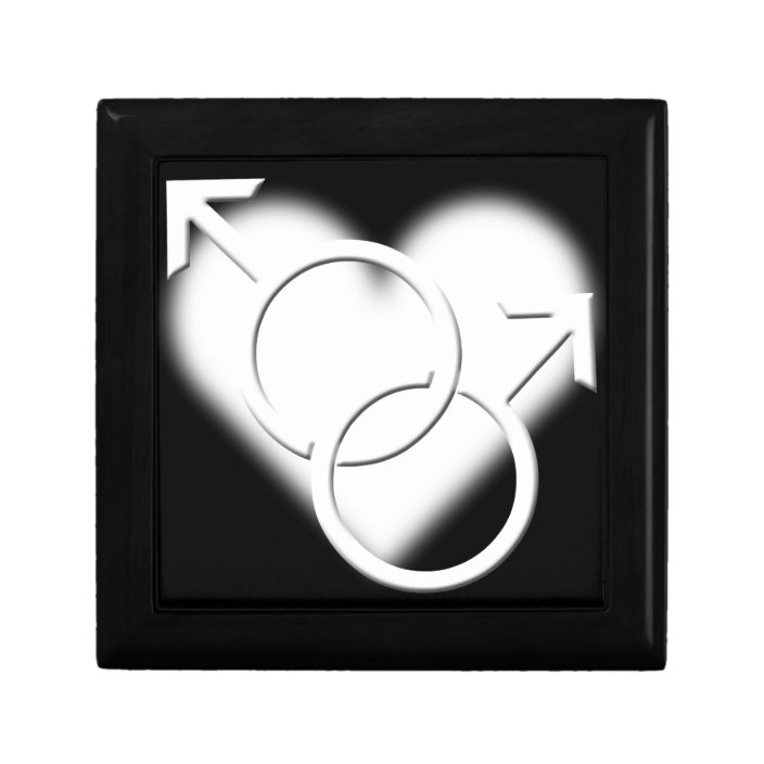 Gay Pride Gift Box Man Love Jewelry Boxes & Gifts | Zazzle.com