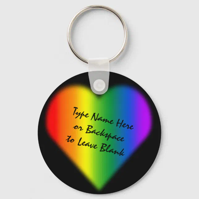 Gay Pride Keychain Rainbow Love Keychains & Gifts | Zazzle