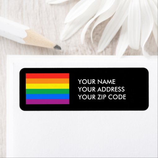 GAY PRIDE LABEL | Zazzle