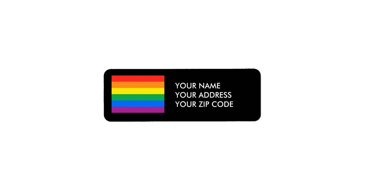GAY PRIDE LABEL | Zazzle