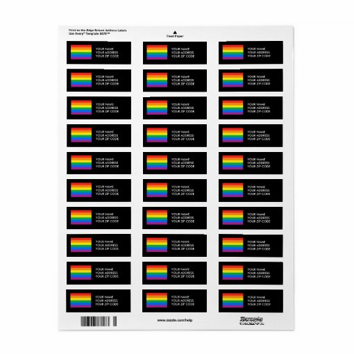 GAY PRIDE LABEL | Zazzle
