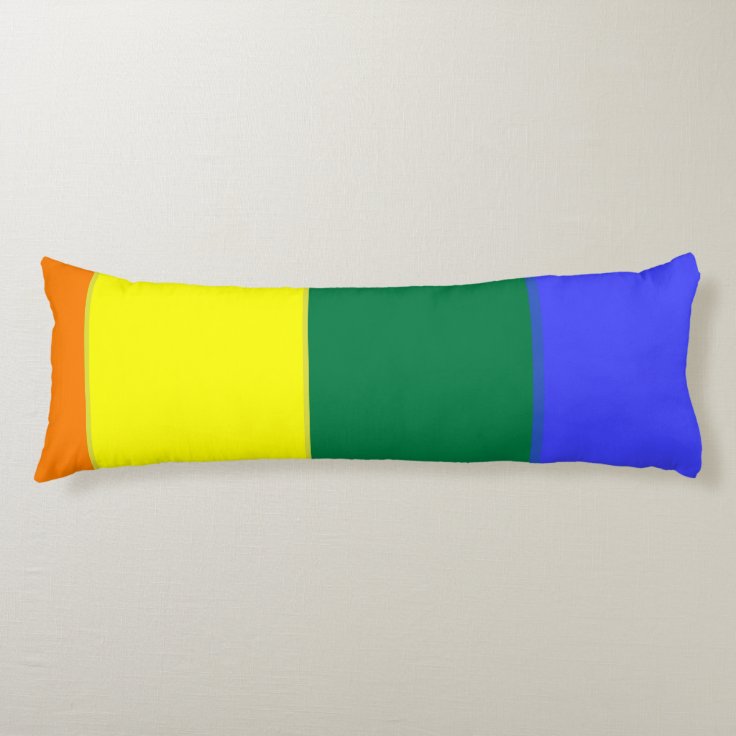 Gay Pride LGBT Rainbow Flag Body Pillow | Zazzle