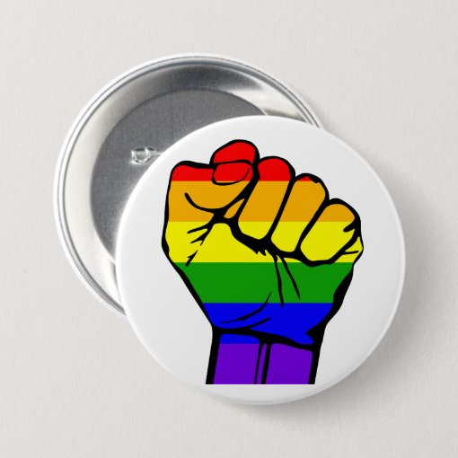 Gay Pride Pin - Pride Flag Button - Gay rights | Zazzle