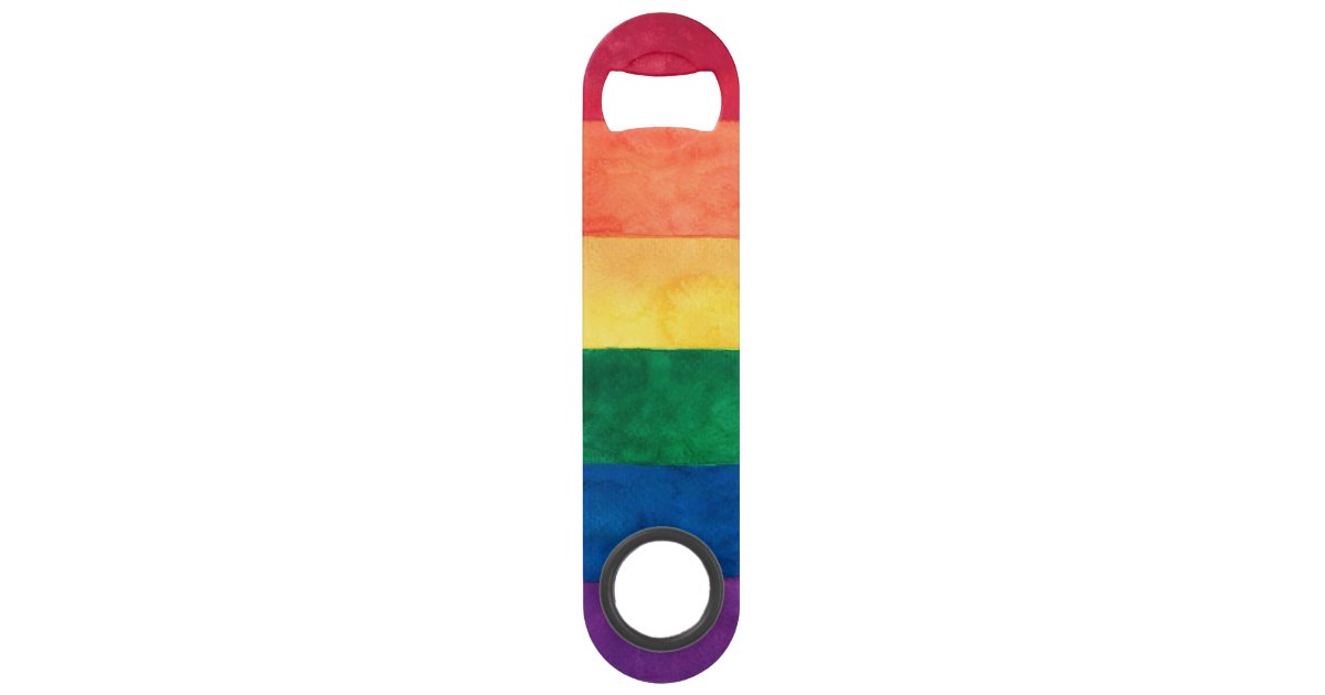Gay Pride Rainbow Flag Bar Key | Zazzle