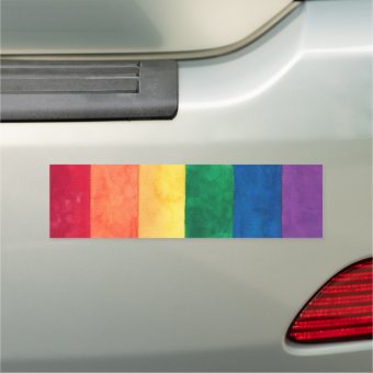 Gay Pride Rainbow Flag Car Magnet | Zazzle
