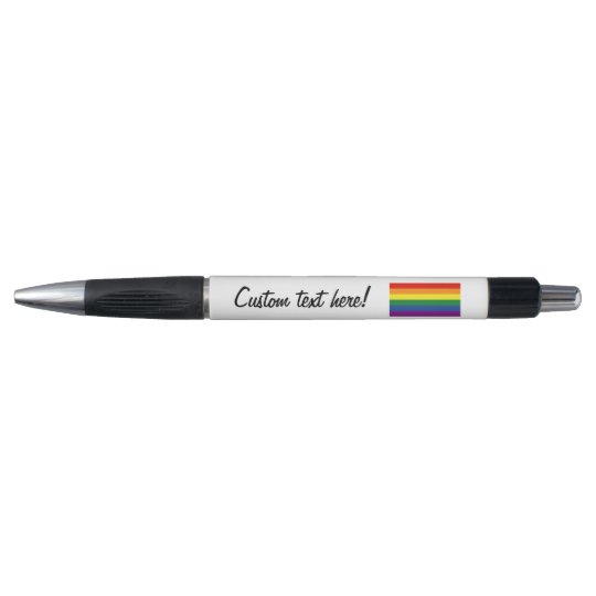 Gay pride Rainbow Flag Pen | Zazzle.com