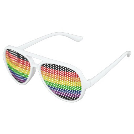 Gay Pride Rainbow Sunglasses Zazzle